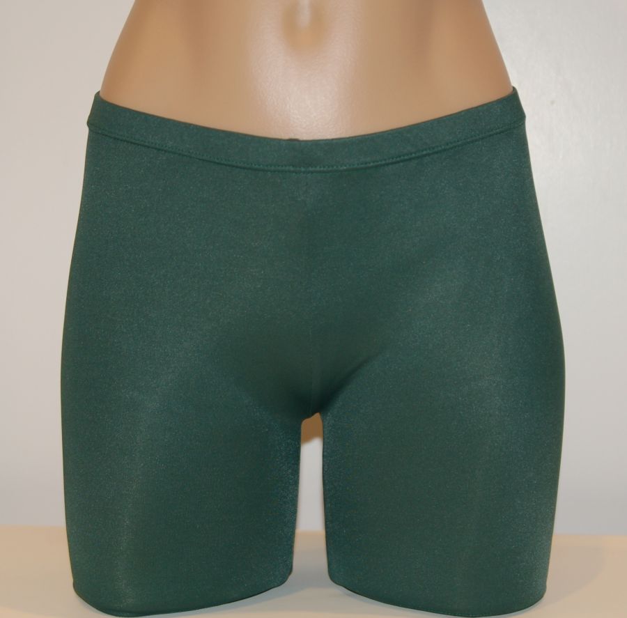 Forest Green SOLID - WOMEN'S/GIRLS-Spandex Compression Shorts - Bskinz
