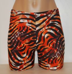 Orange Tiger - WOMEN'S/GIRLS-Spandex Compression Shorts - Bskinz